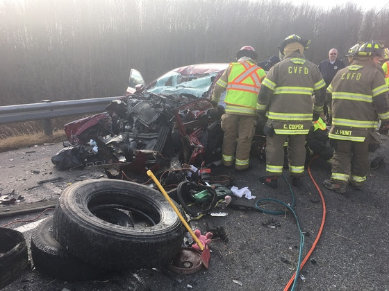 Two INDOT Vehicles Struck in Separate Crashes | WSLM RADIO