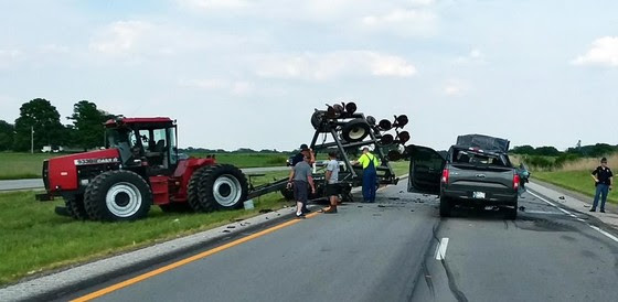 Troopers Investigate Crash involving Farm Tractor and Pickup Truck on ...